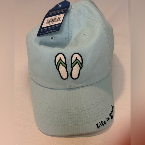 Life Is Good | Accessories | Life Is Good Hat Adjustable Blue Sandals ...
